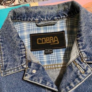 Cobra | Jackets & Coats | Vintage Cobra Union Pacific Railroad Denim ...